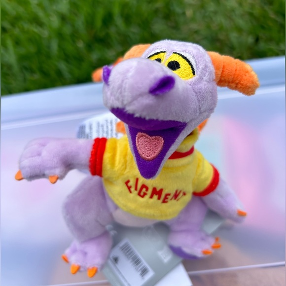 Disney | Other | Disney Epcot Figment Shoulder Mini Plush | Poshmark